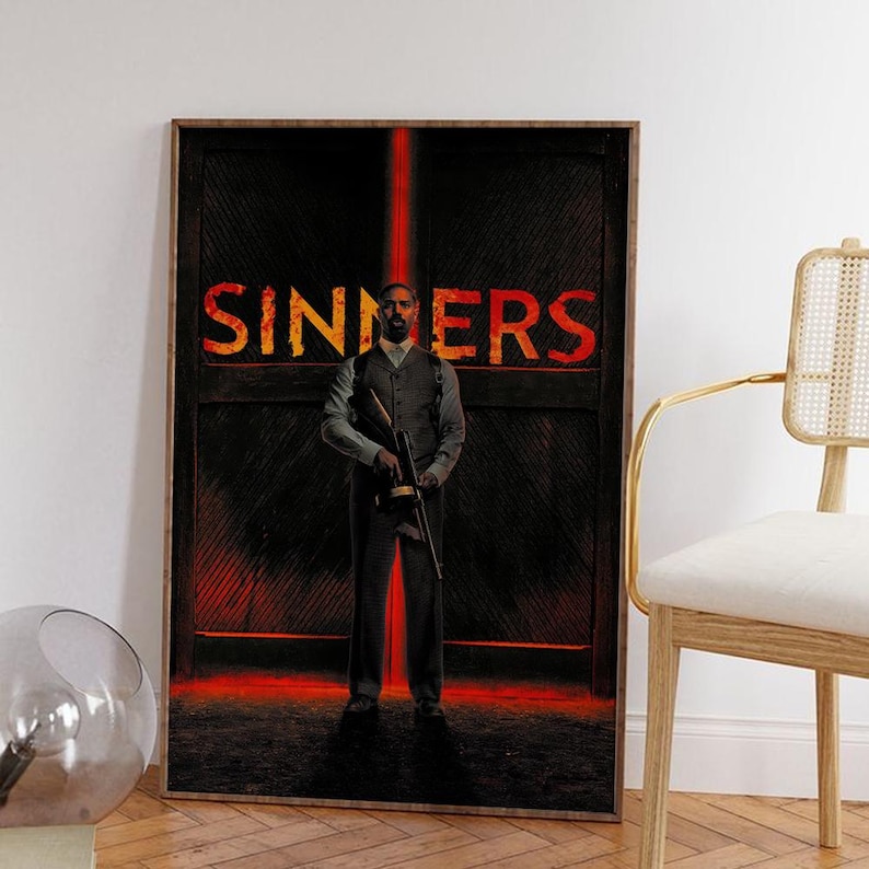 Sinners Movie Poster: High Definition Canvas Art Print - Etsy