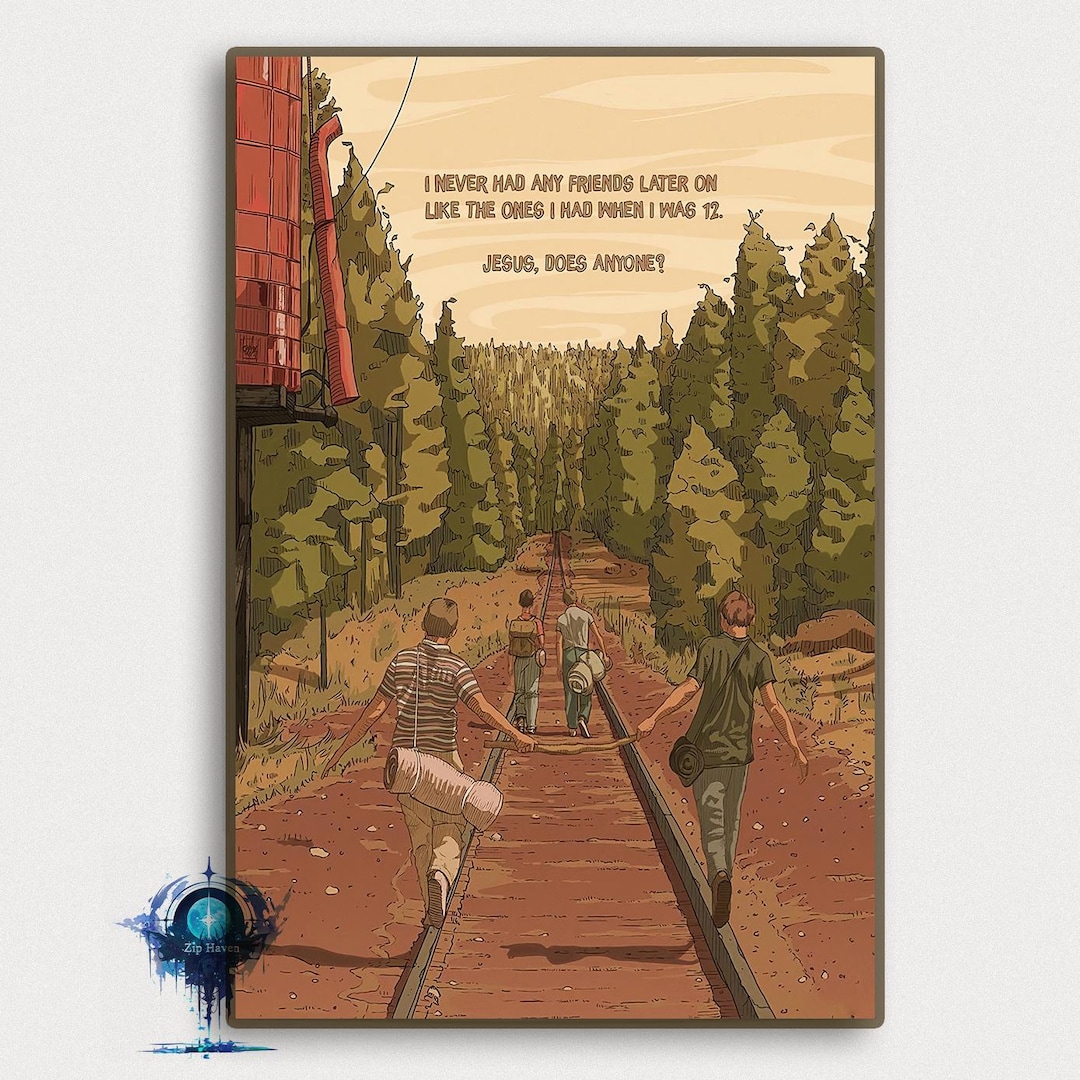 Stand by Me Movie Poster: High Definition Canvas Art Print - Etsy