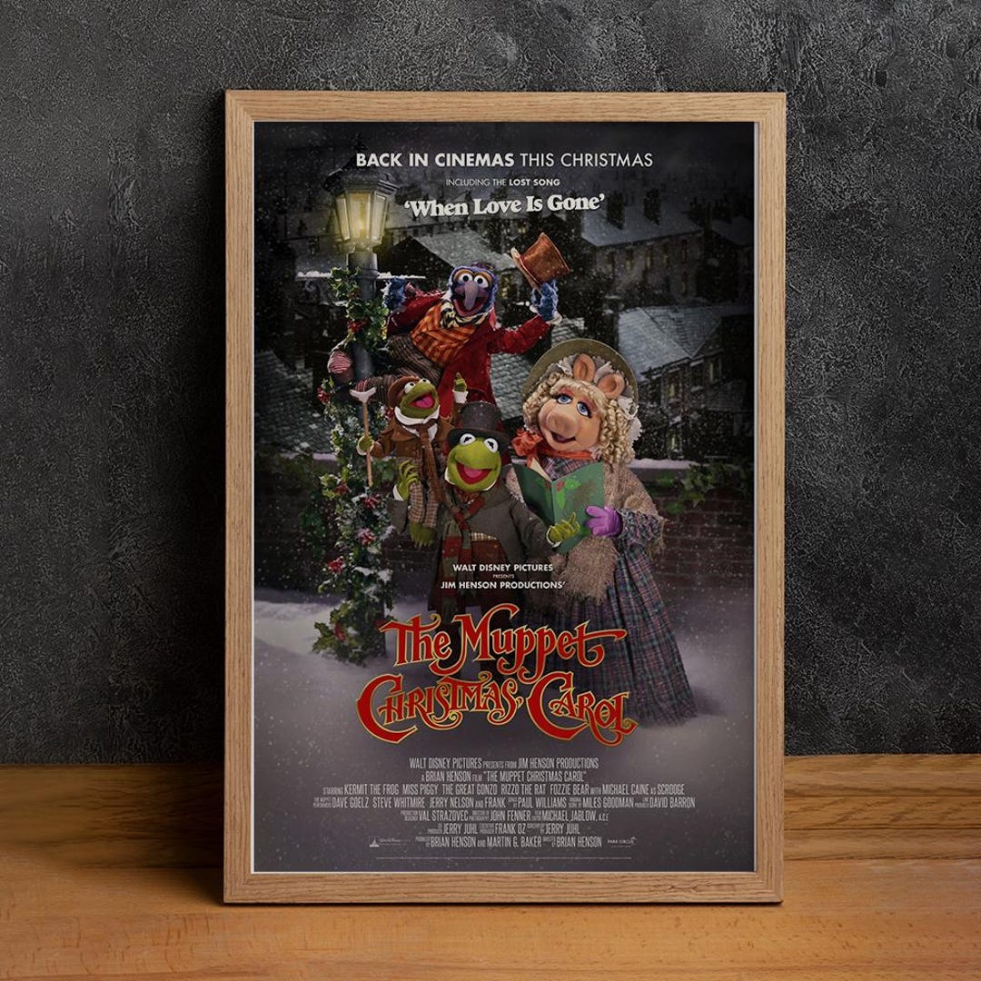 The Muppet Christmas Carol Movie Poster, High Quality Canvas Print ...