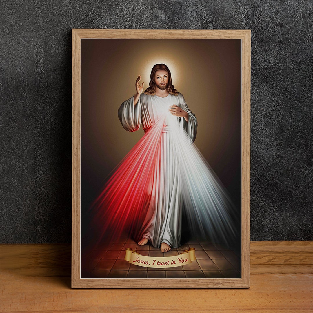 Divine Mercy, Love, Jesus Christ, Motivational Poster, High Quality ...