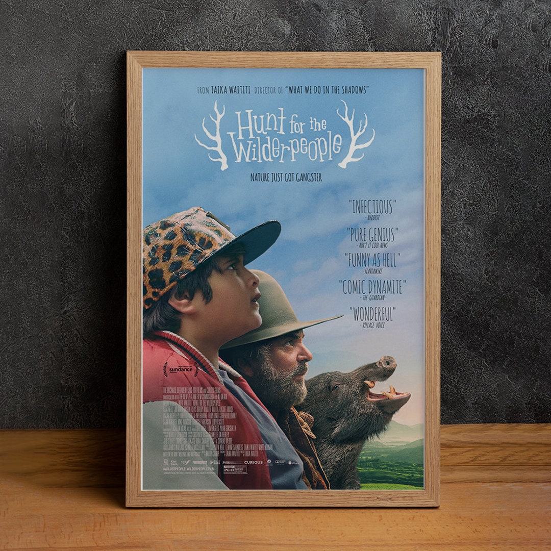 Hunt for the Wilderpeople Movie Poster, High Quality Canvas Print, Wall ...