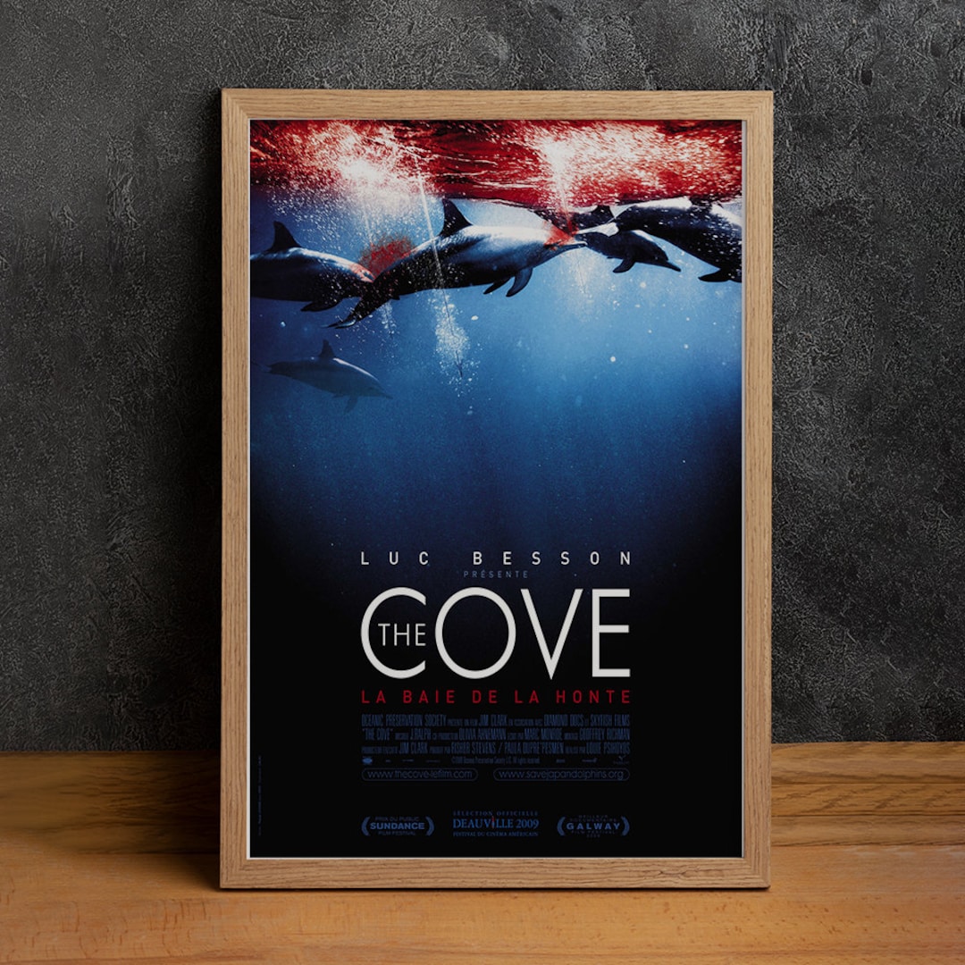 The Cove Movie Poster, High Quality Canvas Print, Wall Art, Classic ...