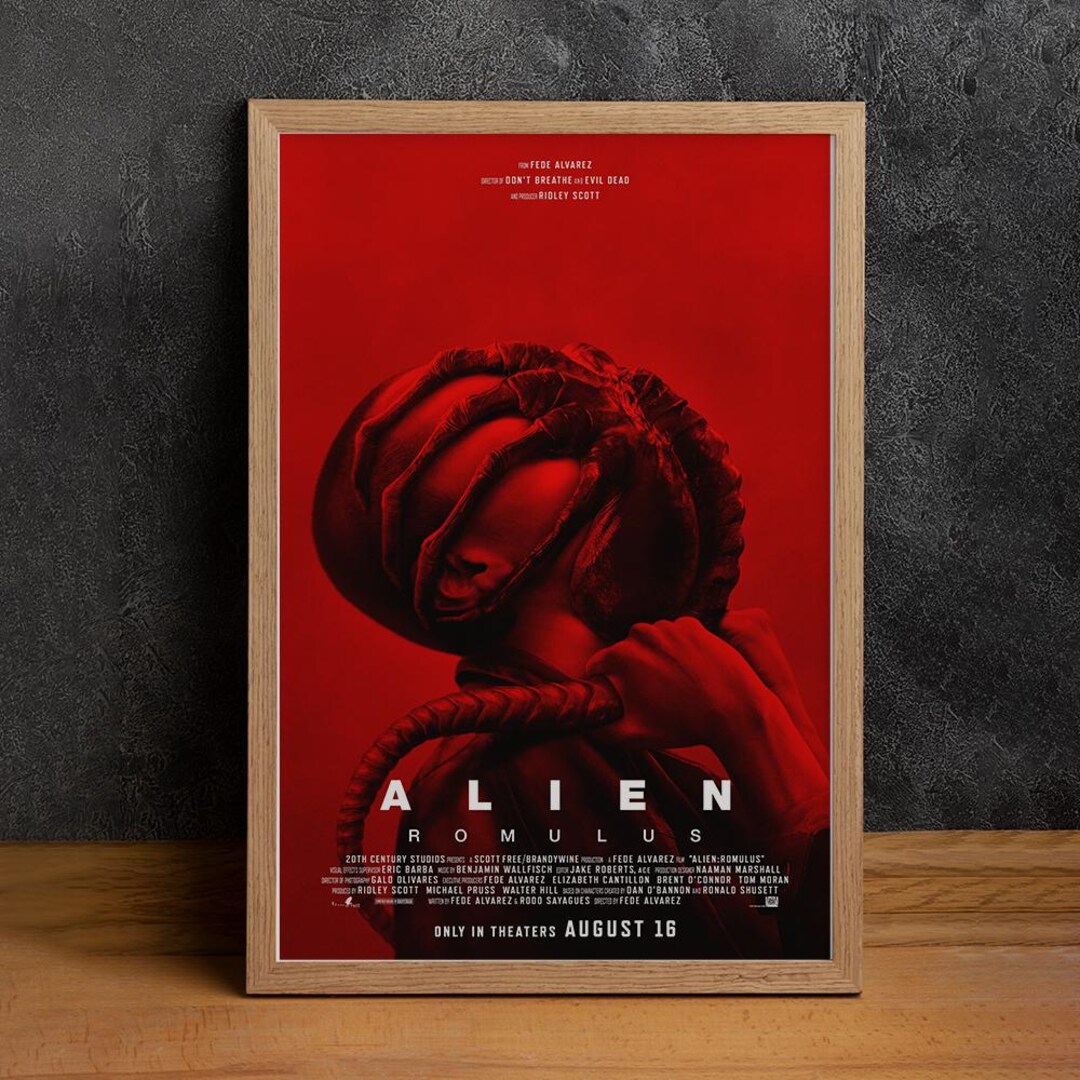 Alien Romulus Movie Poster, High Quality Canvas Print, Wall Art ...