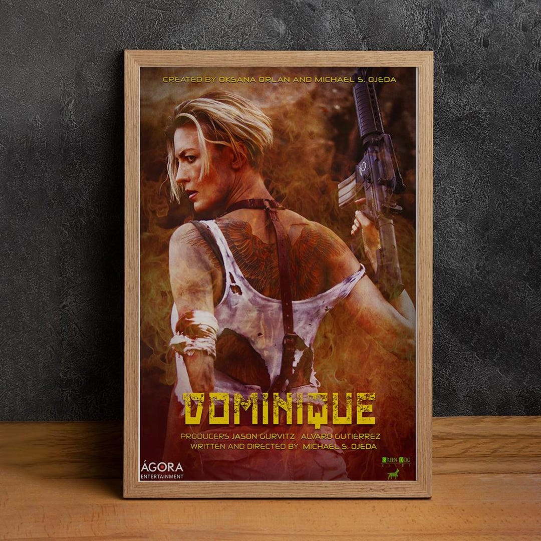 Dominique Movie Poster, High Quality Canvas Print, Wall Art, Classic ...