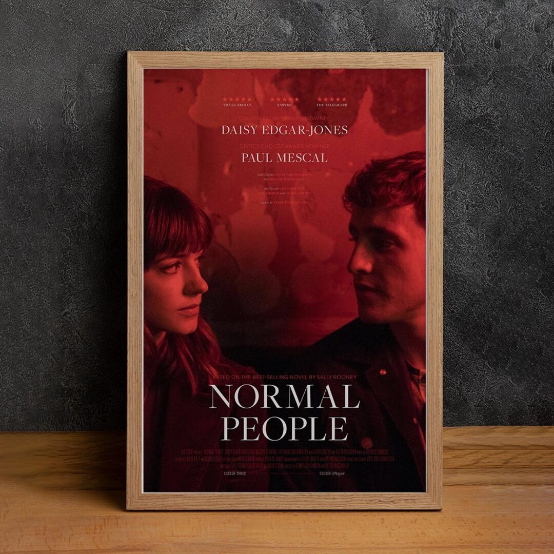 Normal People TV Poster, High Quality Canvas Print, Wall Art, Classic ...