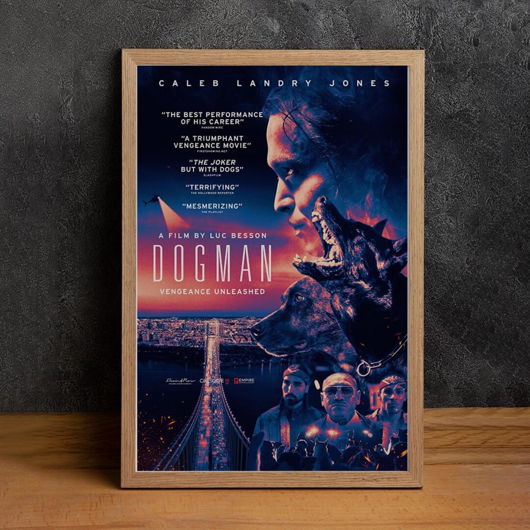 Dogman Movie Poster, High Quality Canvas Print, Wall Art, Classic ...