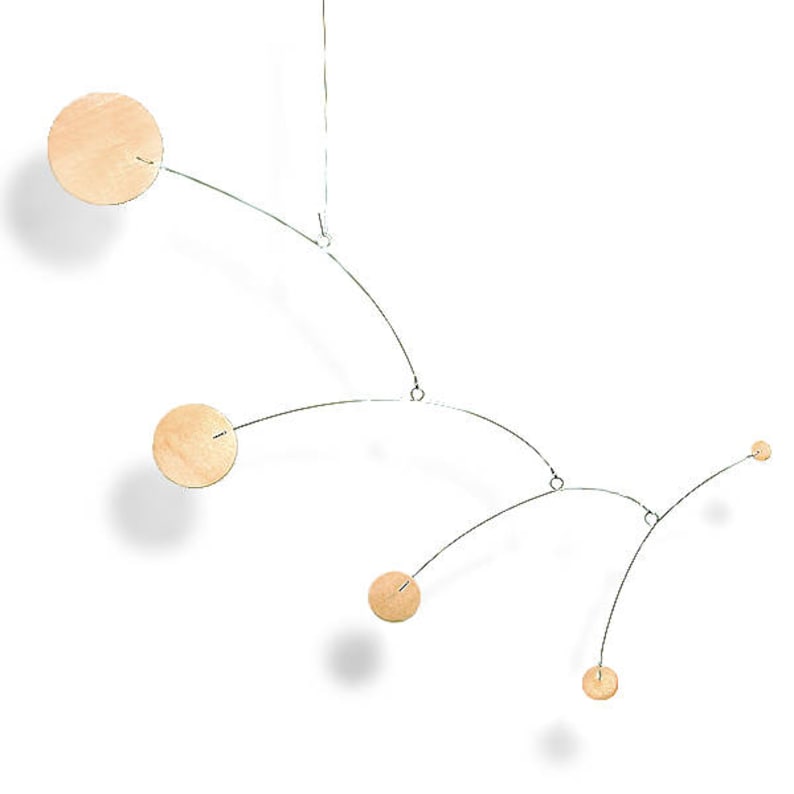 Modern Wood Art - Sun - Wooden Baby Mobile Light Birch Wood All Natural ...