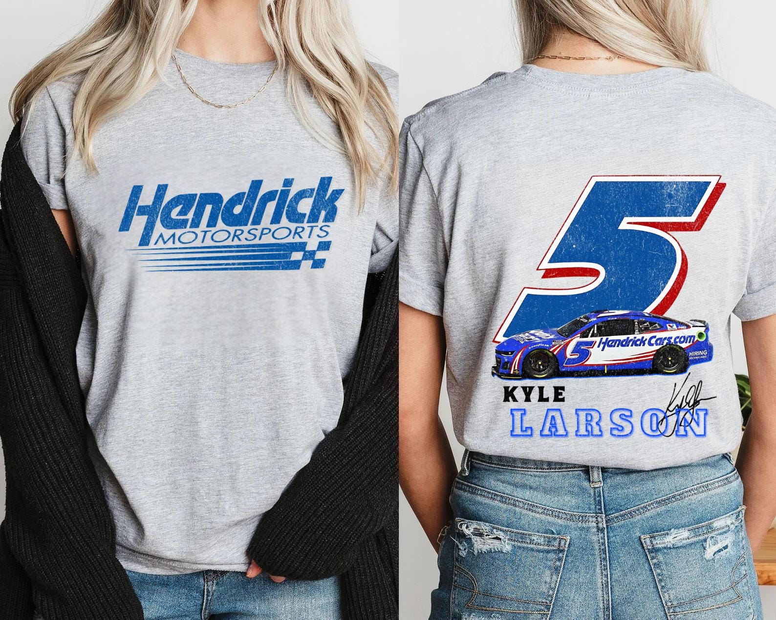 Kyle Larson #5 NASCAR Sweatshirt, Vintage Racing Shirt, Iconic Larson ...