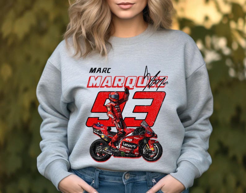 Marc Márquez #93 Motogp T-shirt -motogp Marc Márquez #93 Tee - Vintage ...