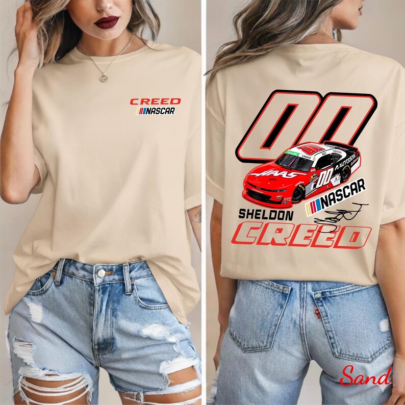 Sheldon Creed #00 NASCAR Racing T-shirt, Motorsport Fan Apparel - Etsy