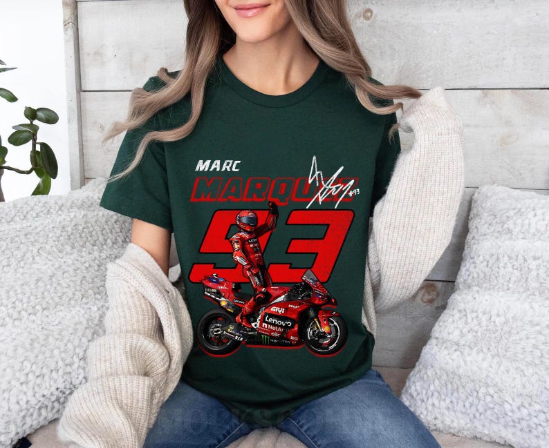 Marc Márquez #93 Motogp T-shirt -motogp Marc Márquez #93 Tee - Vintage ...