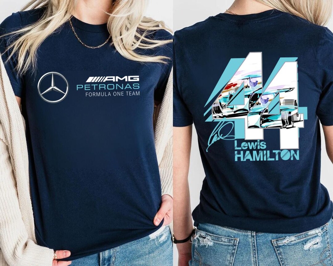 Lewis Hamilton F1 Racing Shirt, Formula One Tee, Classic Hamilton 44 ...