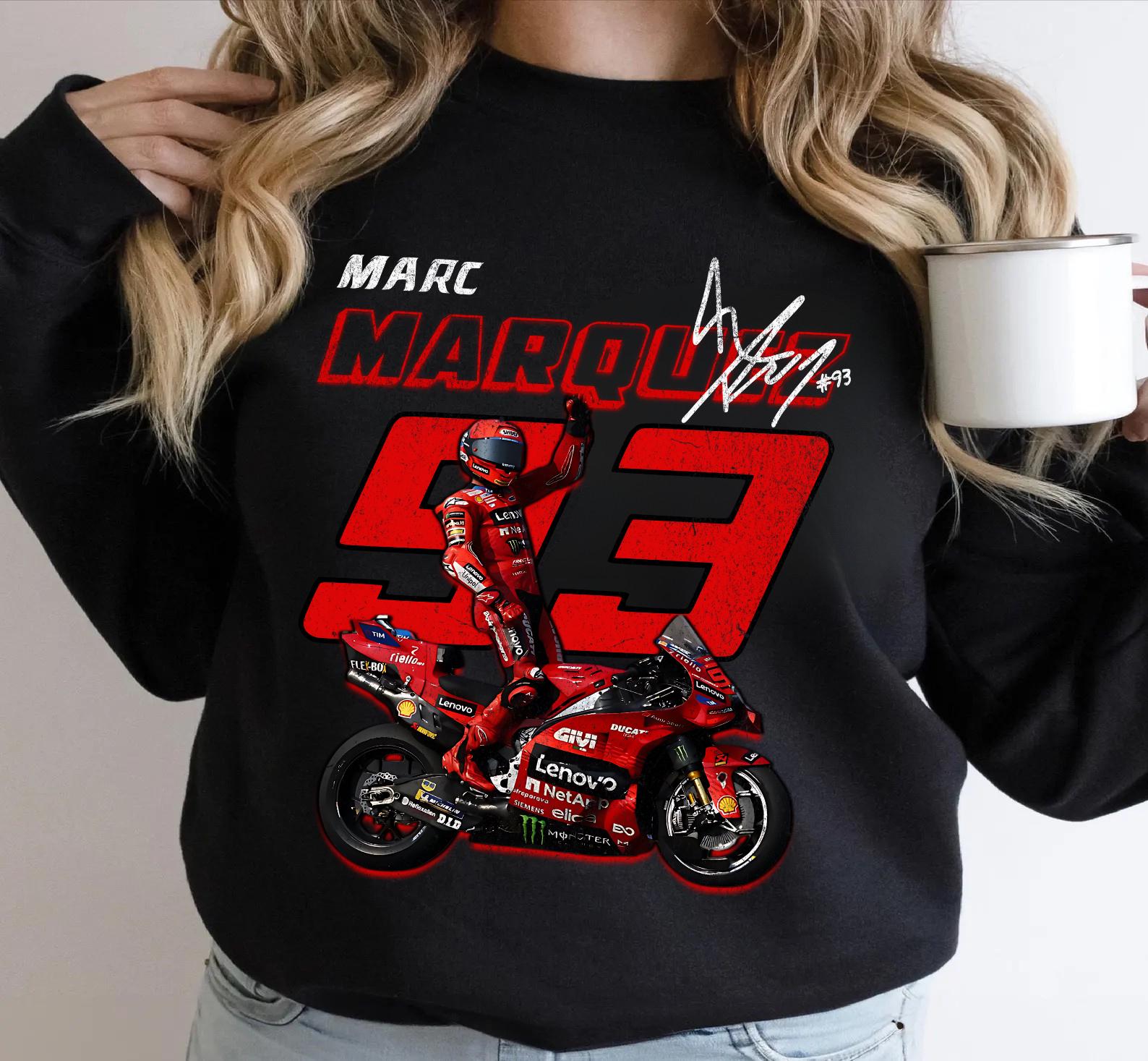 Marc Márquez #93 Motogp T-shirt -motogp Marc Márquez #93 Tee - Vintage ...