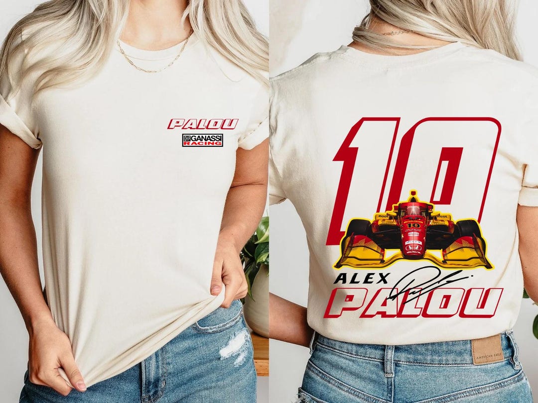 Alex Palou #10 Indycar Tshirt, Vintage Racing Shirt, Iconic Palou Gift ...