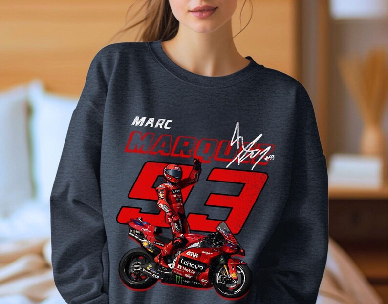 Marc Márquez #93 Motogp T-shirt -motogp Marc Márquez #93 Tee - Vintage ...
