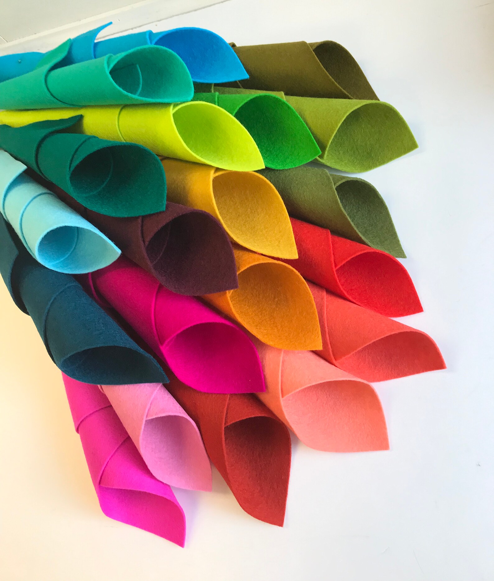 Twelve Days Ornaments, Jewel Colorway, Supplies Kit, 100% Wool Felt ...