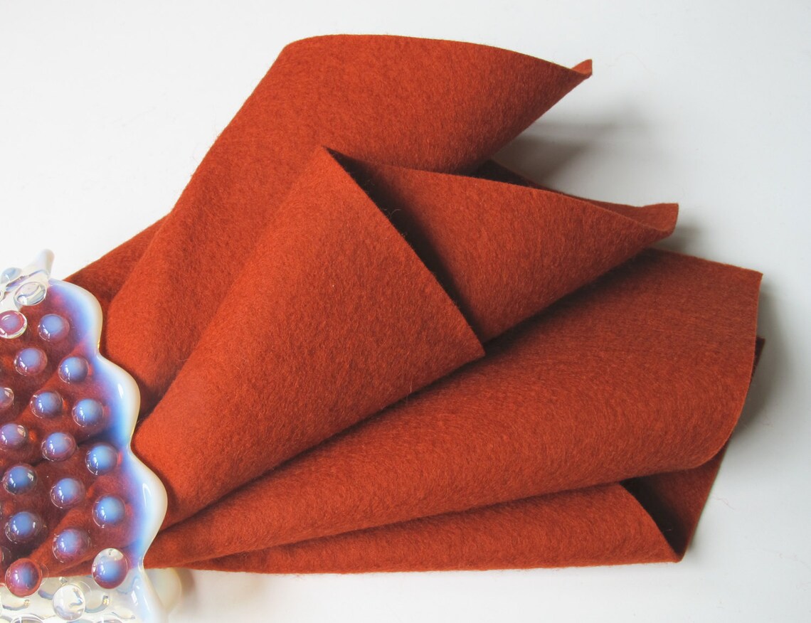 Wool Felt Brick 100% Merino 18 X 18 Inch Large Felt Sheet - Etsy