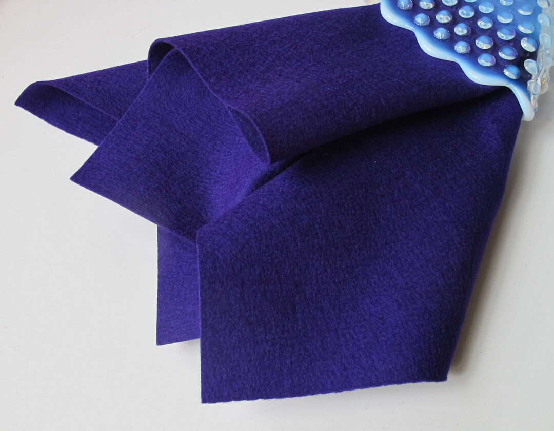 Deep Purple, 100% Wool Felt, Pure Wool, Merino Felt, Felted Wool ...