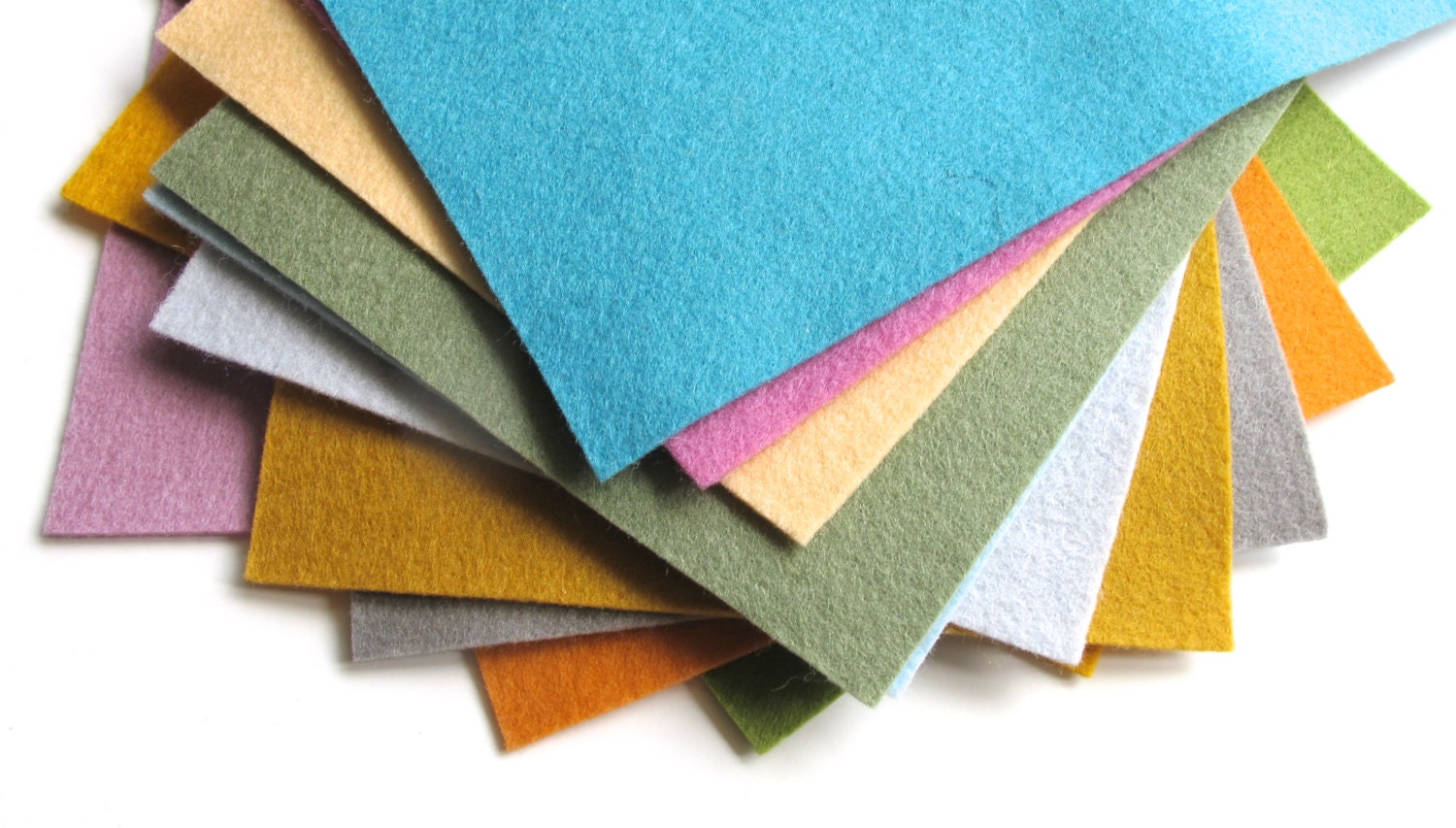 Felt Sheets Dusty Tones 100% Merino Wool Set of Twelve - Etsy