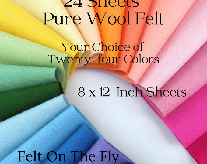 Ruby Red Felt, 100% Wool, Pure Merino Fiber, 1mm Thick, 8x12 Sheet ...