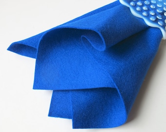 Light Blue Felt Wool Felt Square Large Felt Sheet 100% | Etsy