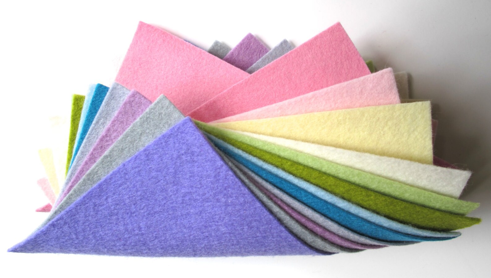 Pastel Felt Pure Merino Wool Set of Twelve Sheets Wool - Etsy