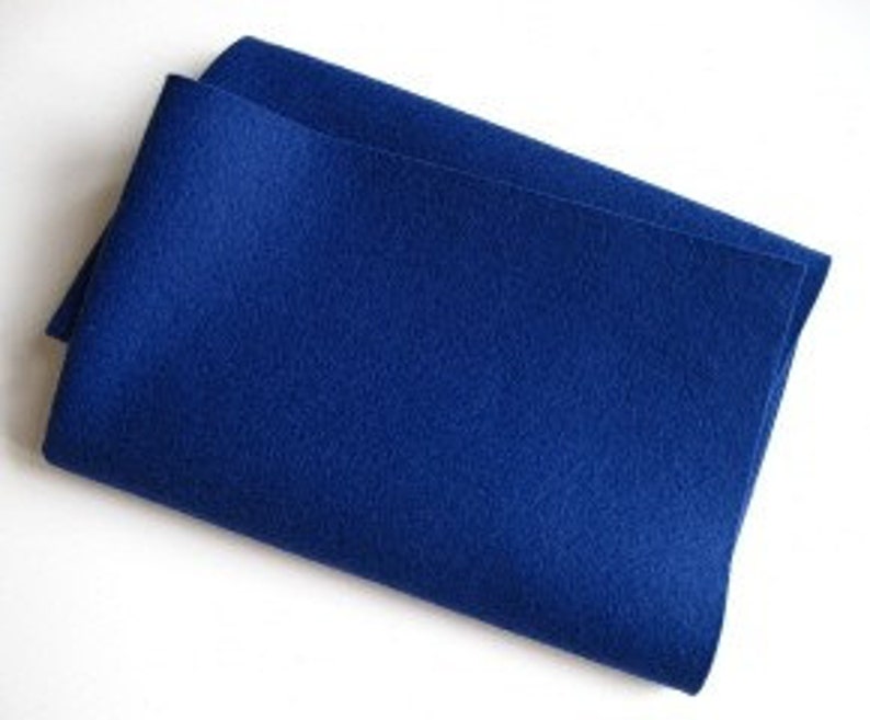 Navy Blue Felt 100% Wool Large Felt Square Pure Merino - Etsy