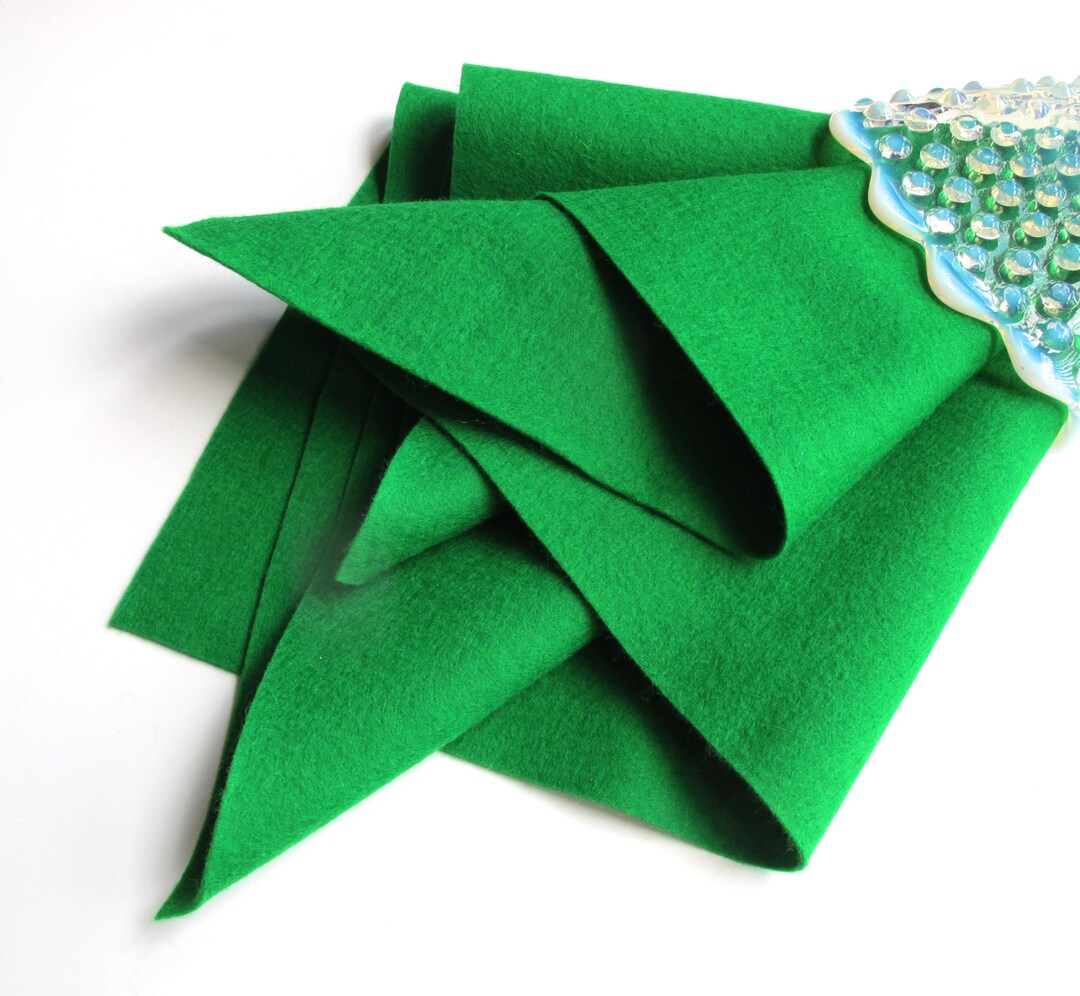 Kelly Green Felt, Pure Merino Wool, 100% Wool, Wool Felt Square - Etsy