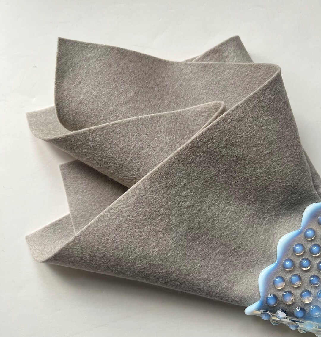 100% Wool Felt, Smoky Quartz, Merino Fiber, 18 Inch Square, Non Woven ...