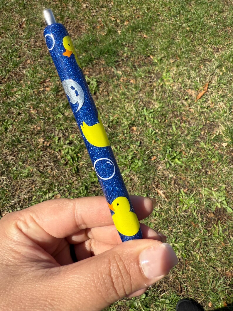 Rubber Ducky Themed Inkjoy Glitter Pen, Duck Themed, Beach Goers Gifts ...