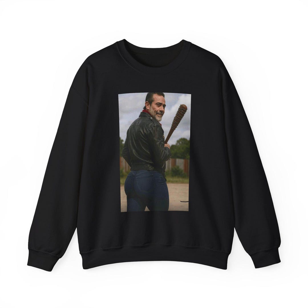 Negan Smith Big Ass Meme Sweatshirt, Negan TWD, Jeffrey Dean Morgan ...