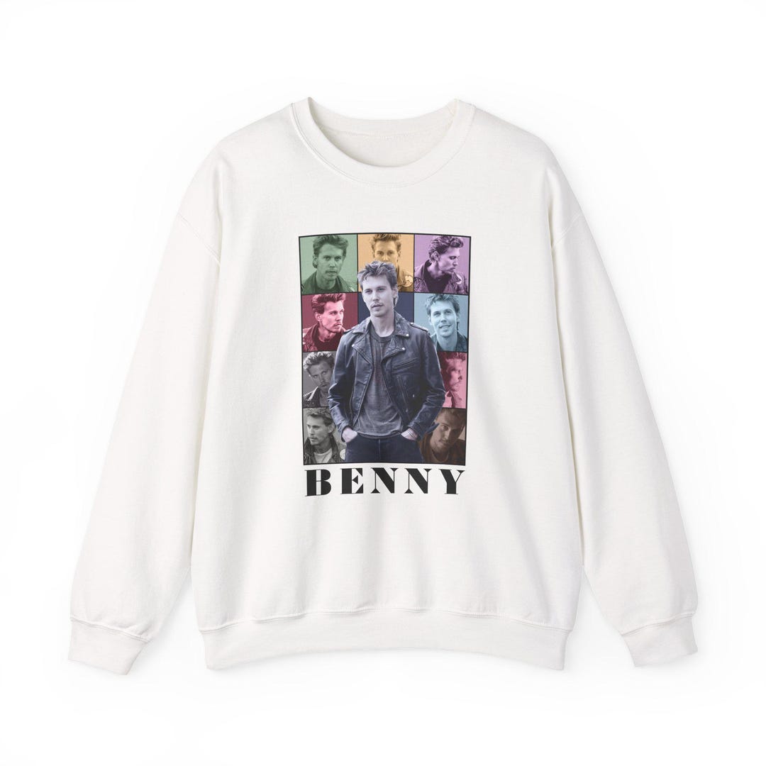 Austin Butler as Benny the Eras Tour Sweatshirt, the Bikeriders Austin ...
