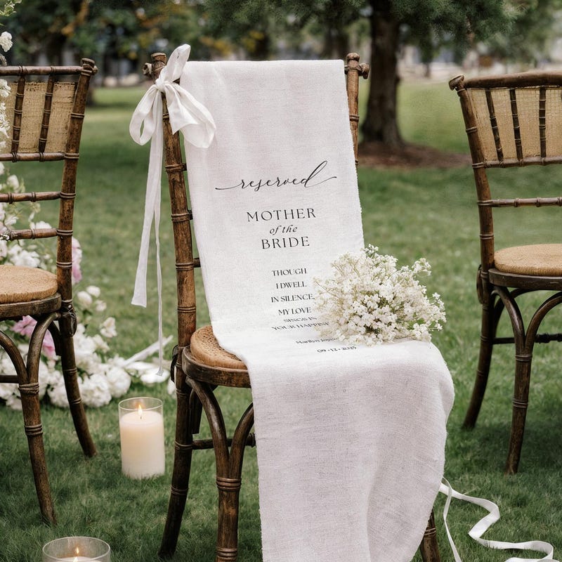 Linen Sign in Memory - Etsy