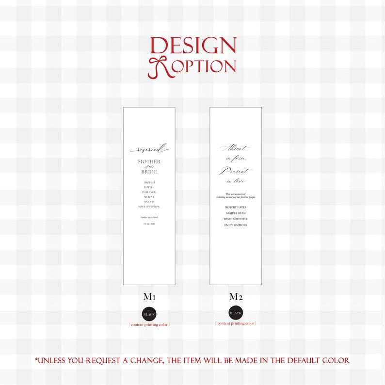 Memorial Chair Sign, Wedding Reserved Seat Banner, in Loving Memory ...