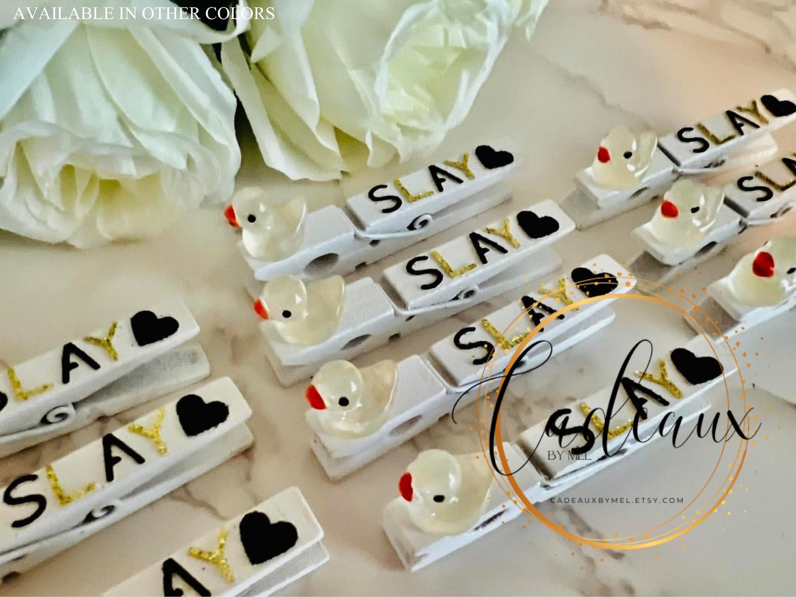 10 Cheerleading Pins Spirit Pins Cheer Pins Good Luck Pins Duck Pins Competition Pins Camp Pins ...