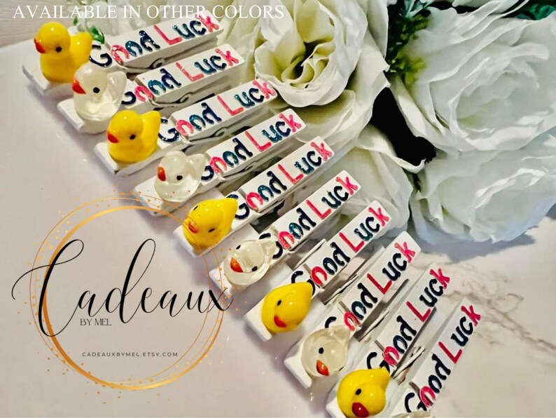 10 Cheerleading Pins Spirit Pins Cheer Pins Good Luck Pins Duck Pins ...