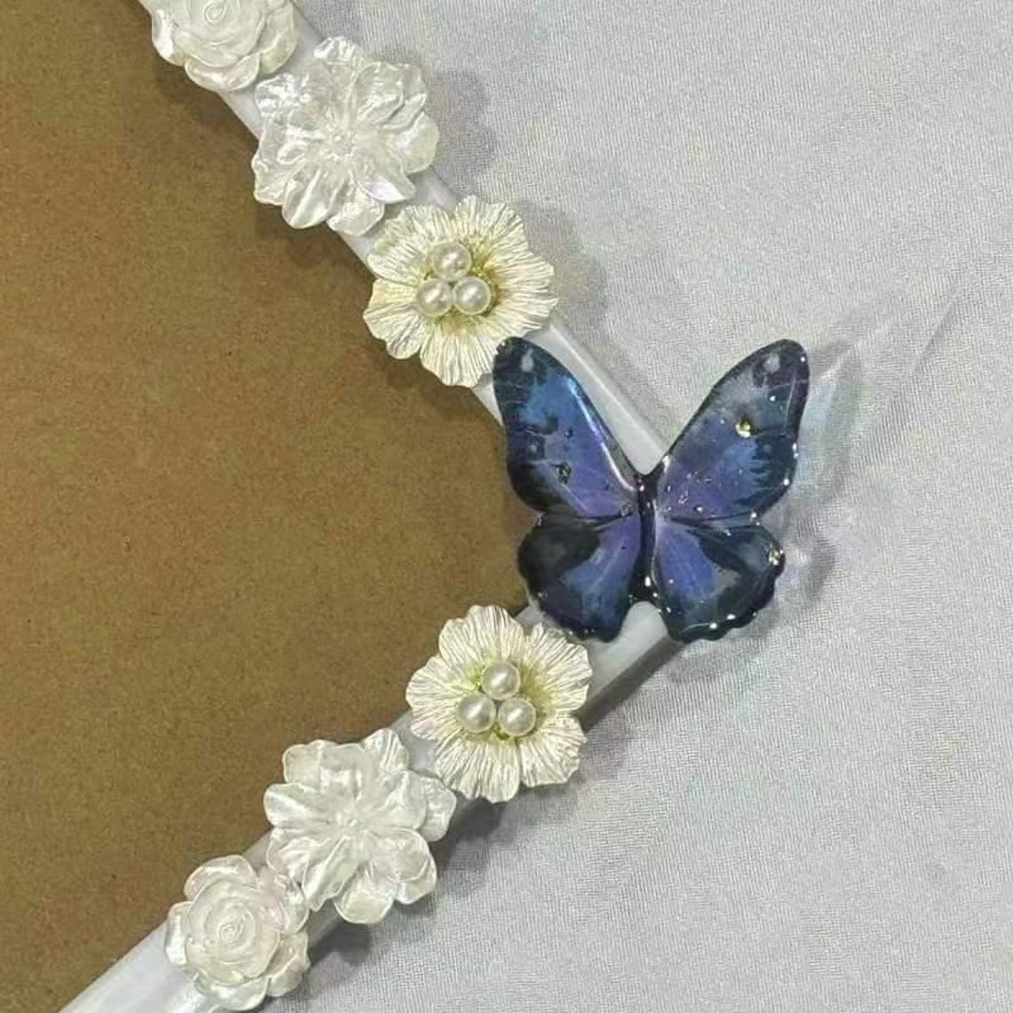 Handmade 3D Butterfly & Flower Photo Frame,butterfly Frame,flower Frame ...