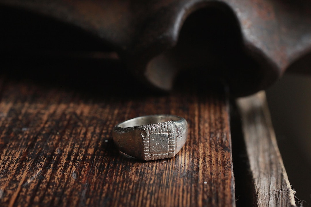 Ancient Signet Ring | Sand Casted - Etsy