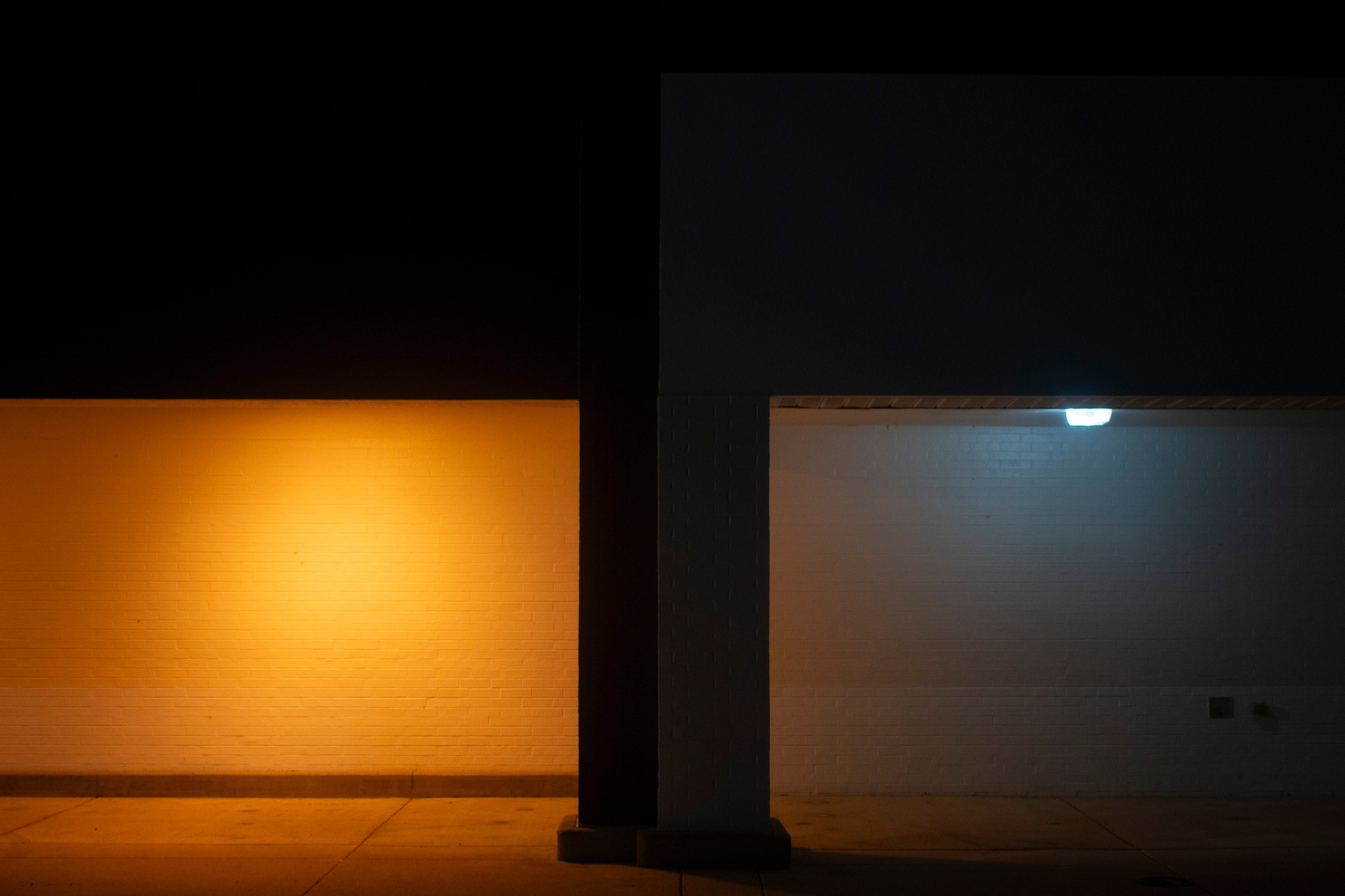 Blue and Yellow Abandoned Shopping Mall Liminal Space Print 8 X 12, 16 ...