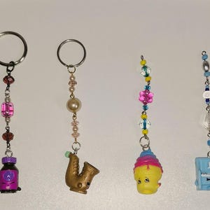 Cute Kawaii Shopkins Toy Upcycled Keychain Carrot Figurine - Etsy