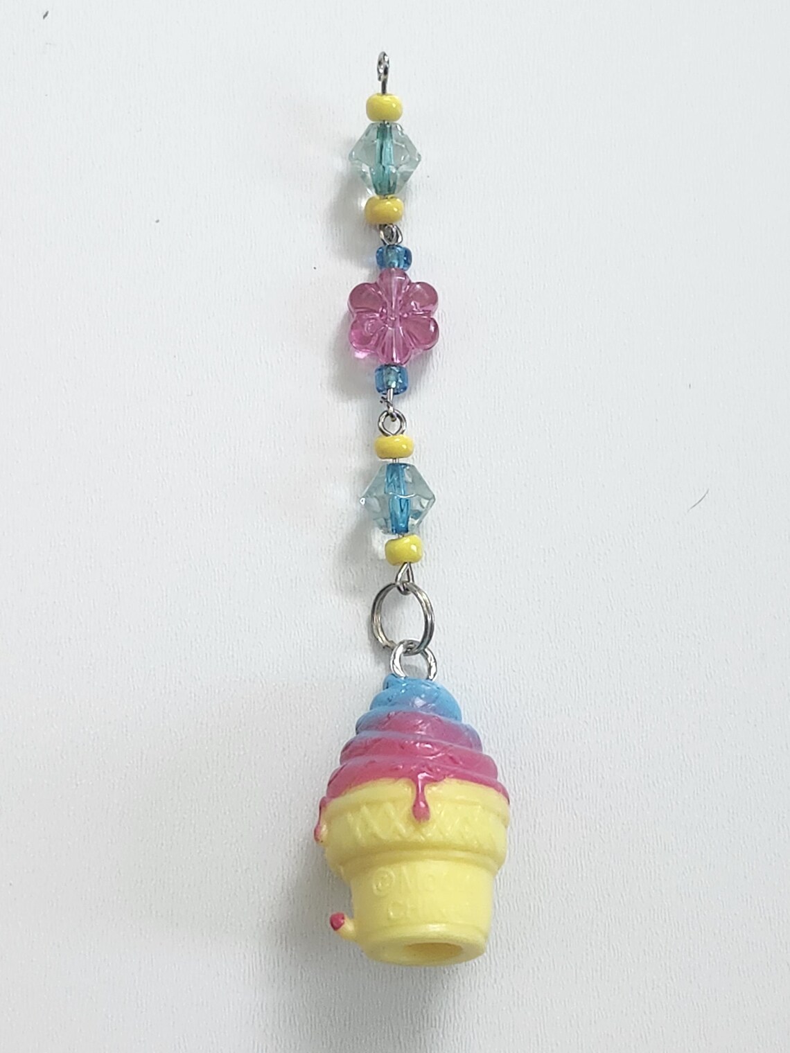 Cute Kawaii Shopkins Toy Upcycled Keychain Ice Cream Figurine - Etsy