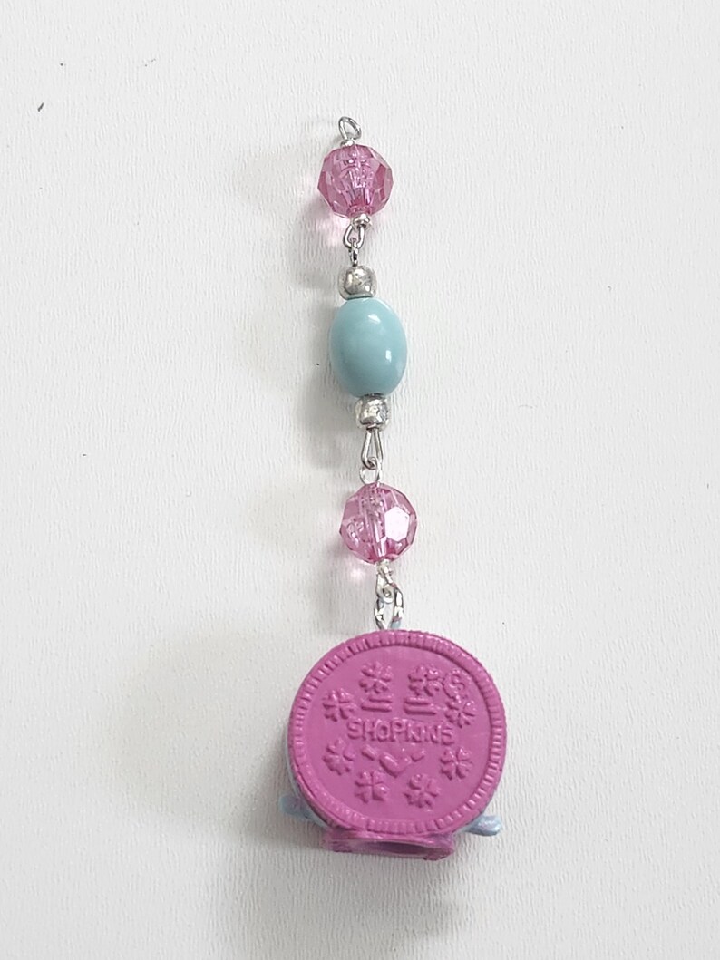 Cute Kawaii Shopkins Toy Upcycled Keychain Cookie Figurine - Etsy