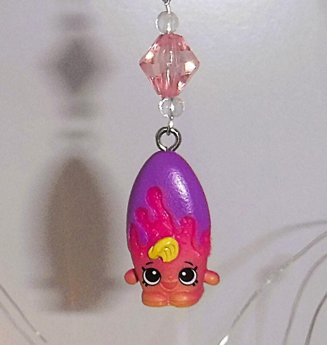 Cute Kawaii Shopkins Toy Upcycled Keychain Surfboard Figurine - Etsy