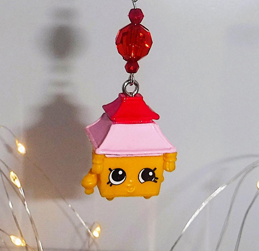 Cute Kawaii Shopkins Toy Upcycled Keychain Lantern Figurine - Etsy