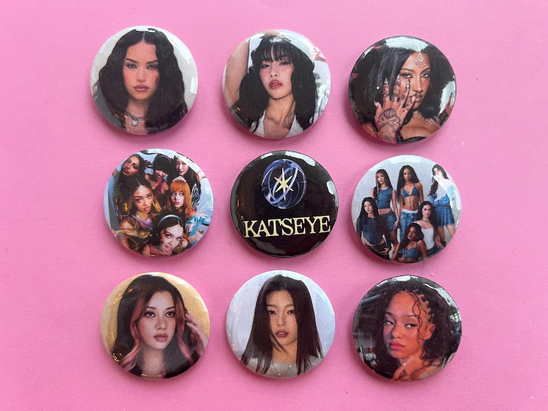 Katseye Handmade Fan Badges | Pins, Magnets - Etsy UK