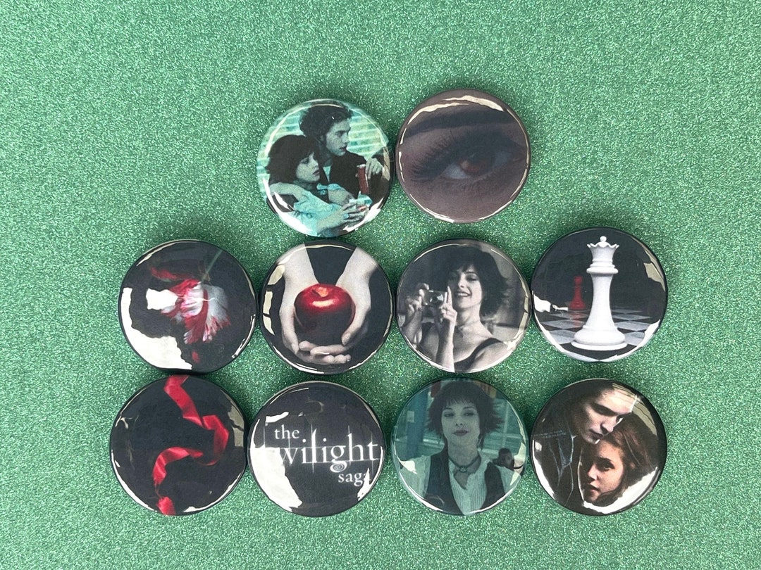 Twilight Pin Badges | 32mm Handmade Metal Backing | Alice Cullen ...
