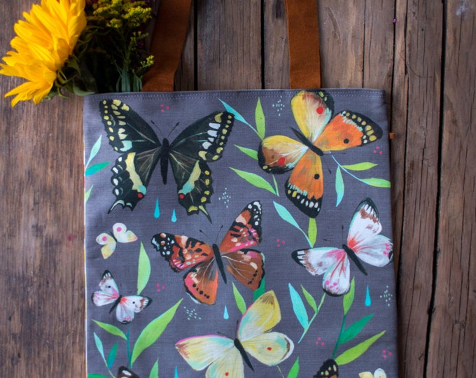 Butterfly Collection Handmade Cotton/linen Tote Bag - Etsy