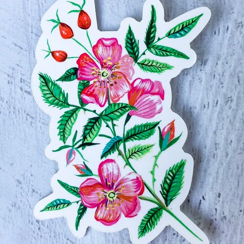 GARDEN HEART Matte Laminate Sticker - Etsy