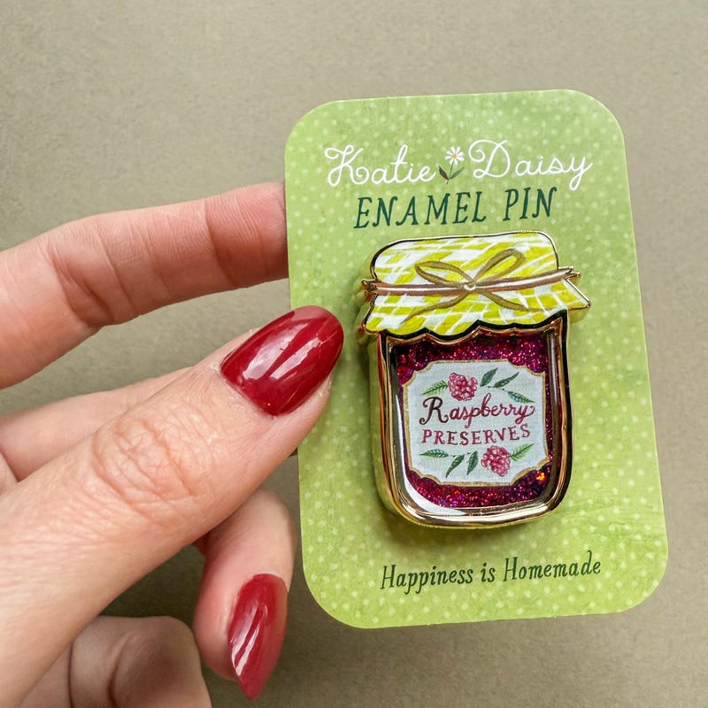 Liquid Glitter Pins - Etsy