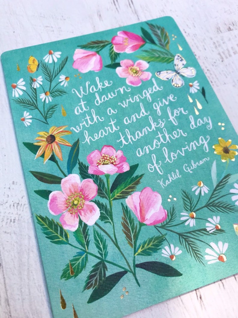 Wake at Dawn Greeting Card | Etsy